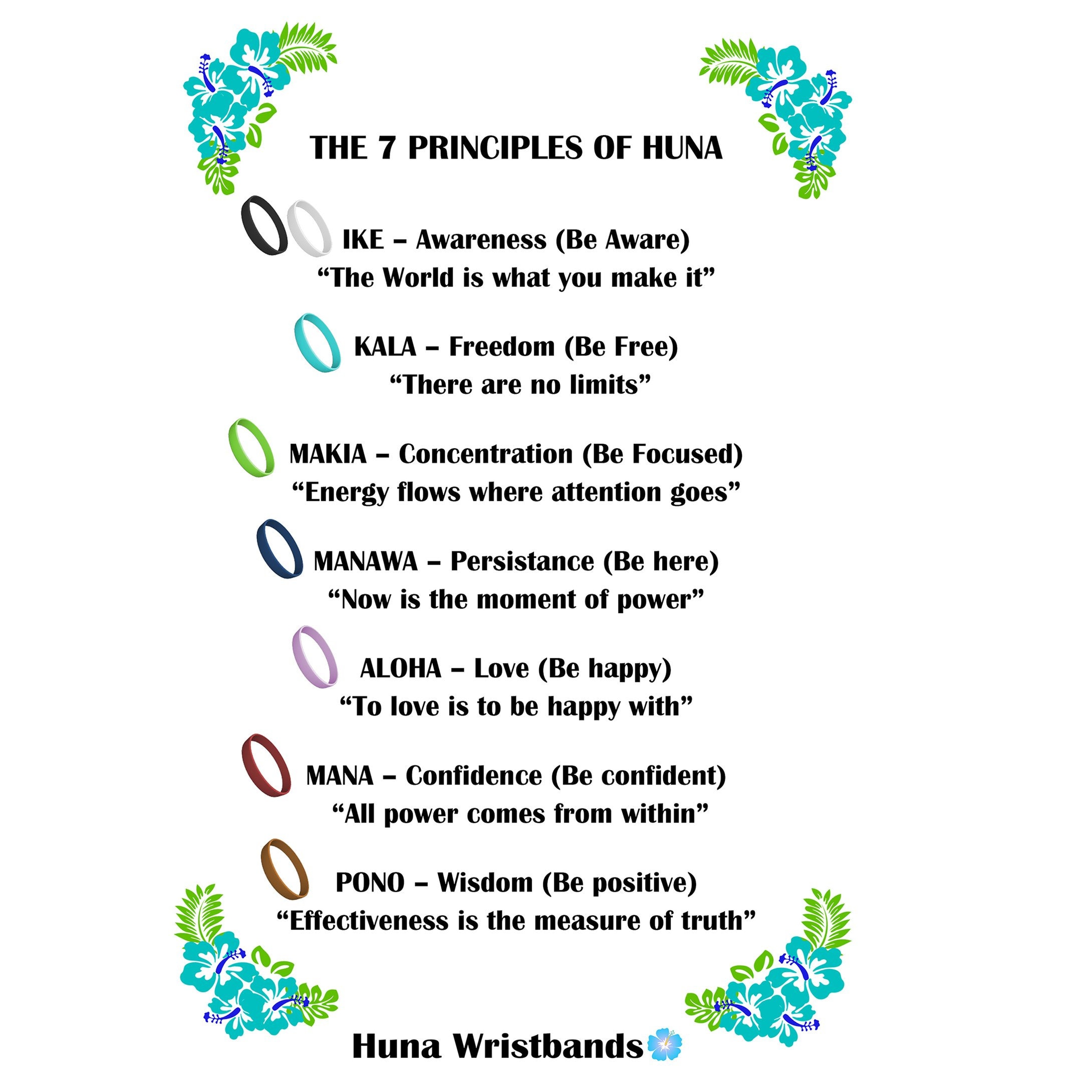 Huna Wristbands Variety Pack- (natural Anxiety Aid) - Etsy