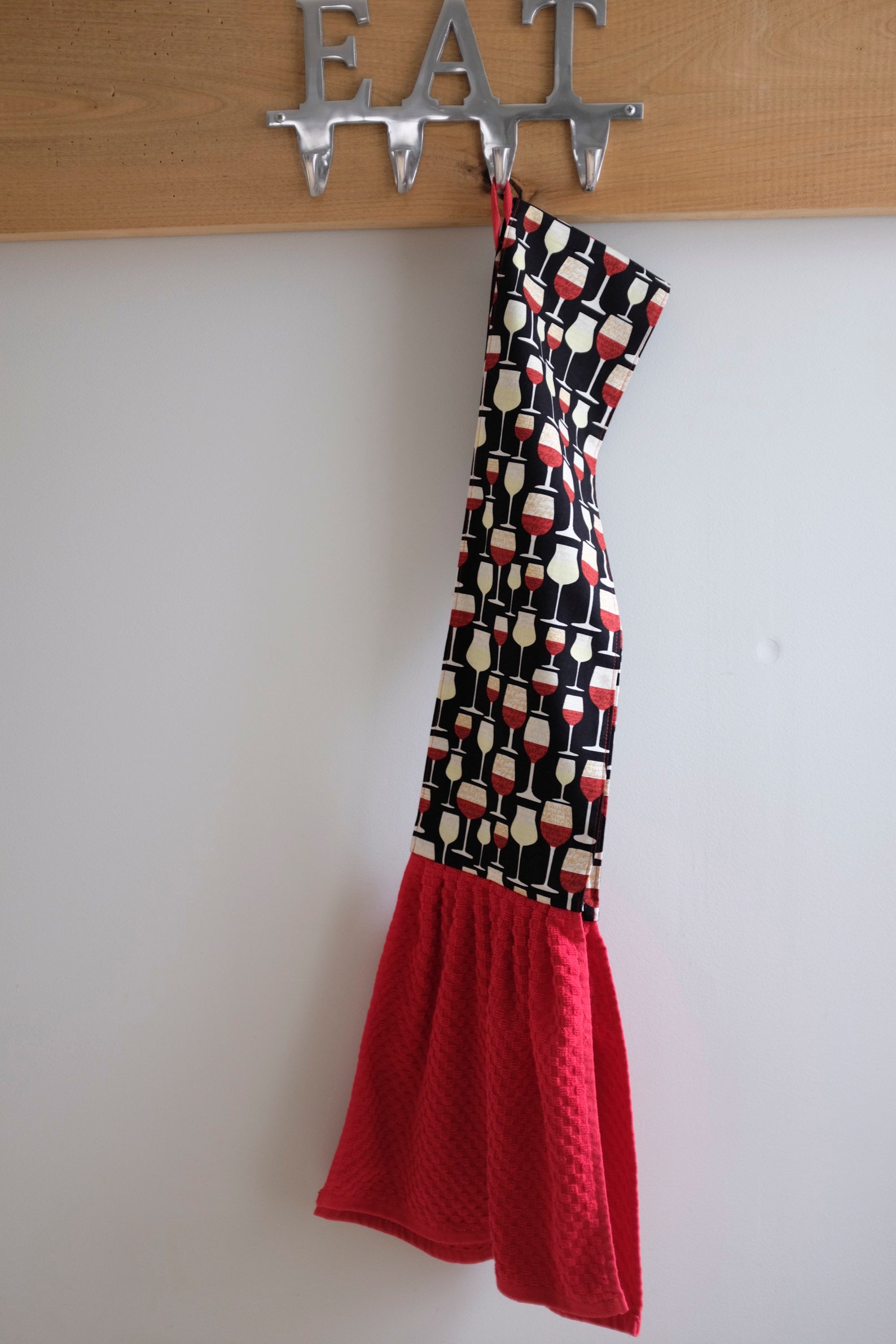 Wine Lovers Kitchen Towel Apron Wine Glasses Aprons for - Etsy