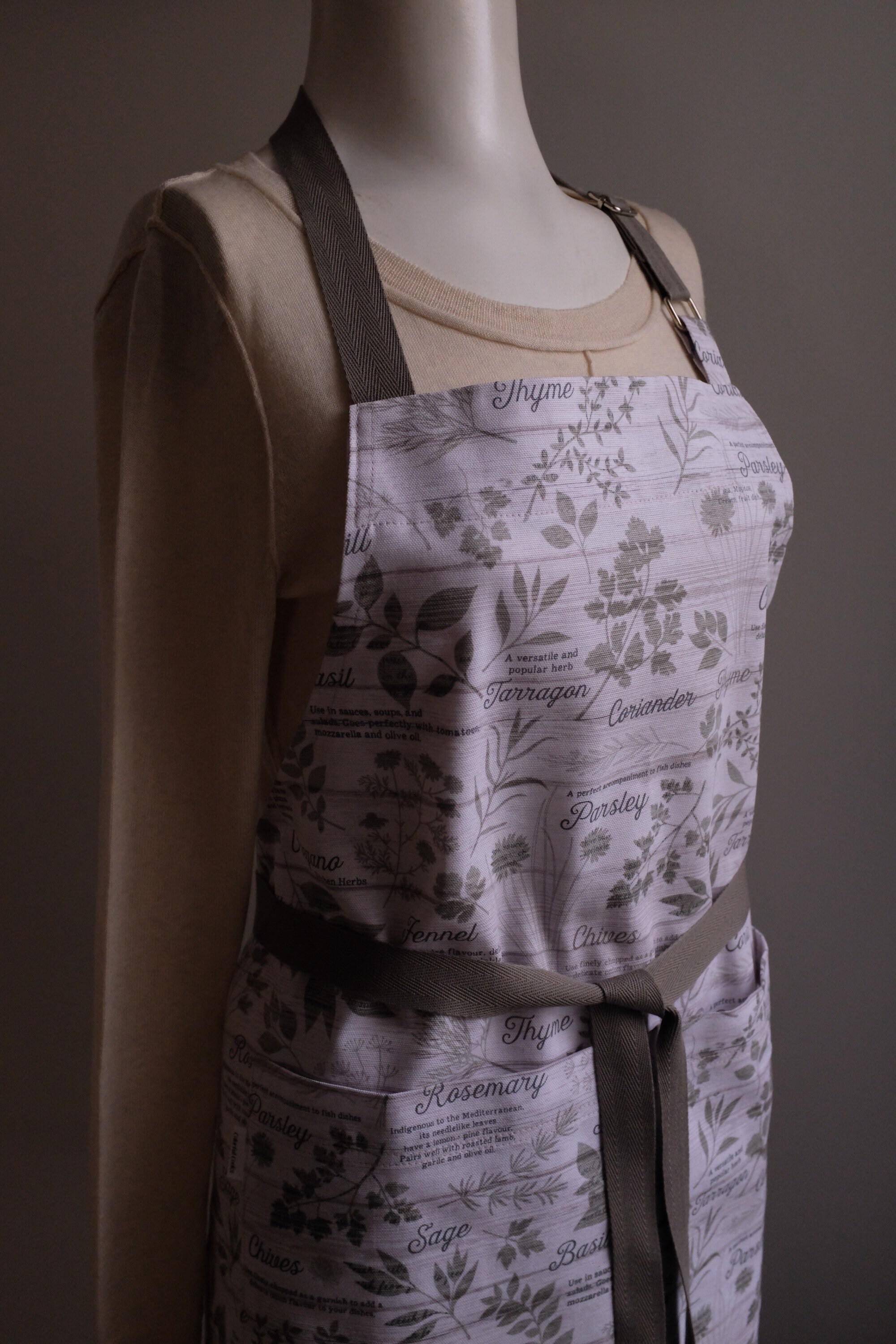 Handmade Modern Apron Kitchen Herbs Apron Aprons for Women - Etsy