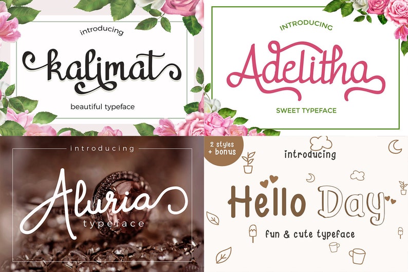 Special Font Bundle | Font SVG | Modern Font | Dfx | Otf | Ttf |instant ...