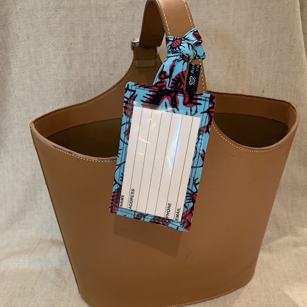 Fabric Luggage Tag - Etsy