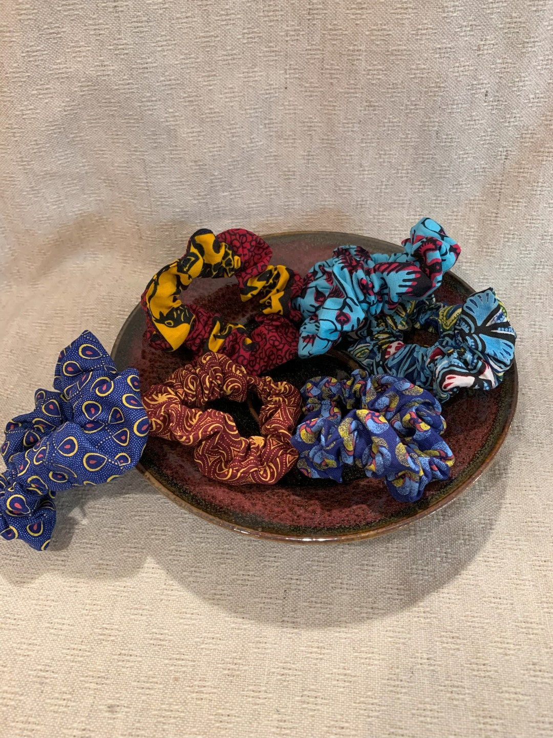 Scrunchies, African Print Fabric, Hair Accessories, Ponytail Holder ...