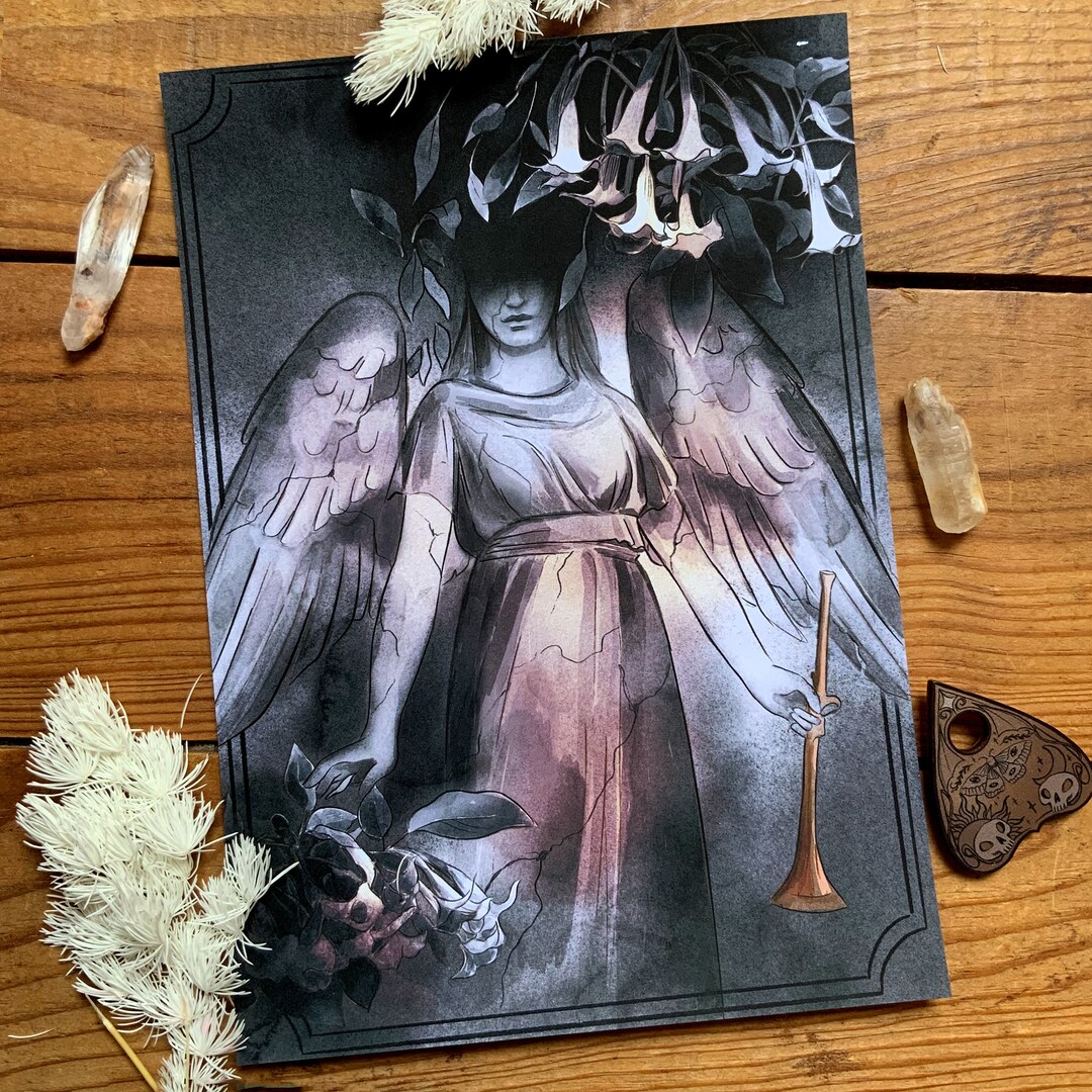 Print Poison Trumpet of Angels 20.5x14.5 Cm Art Poster A5 - Etsy