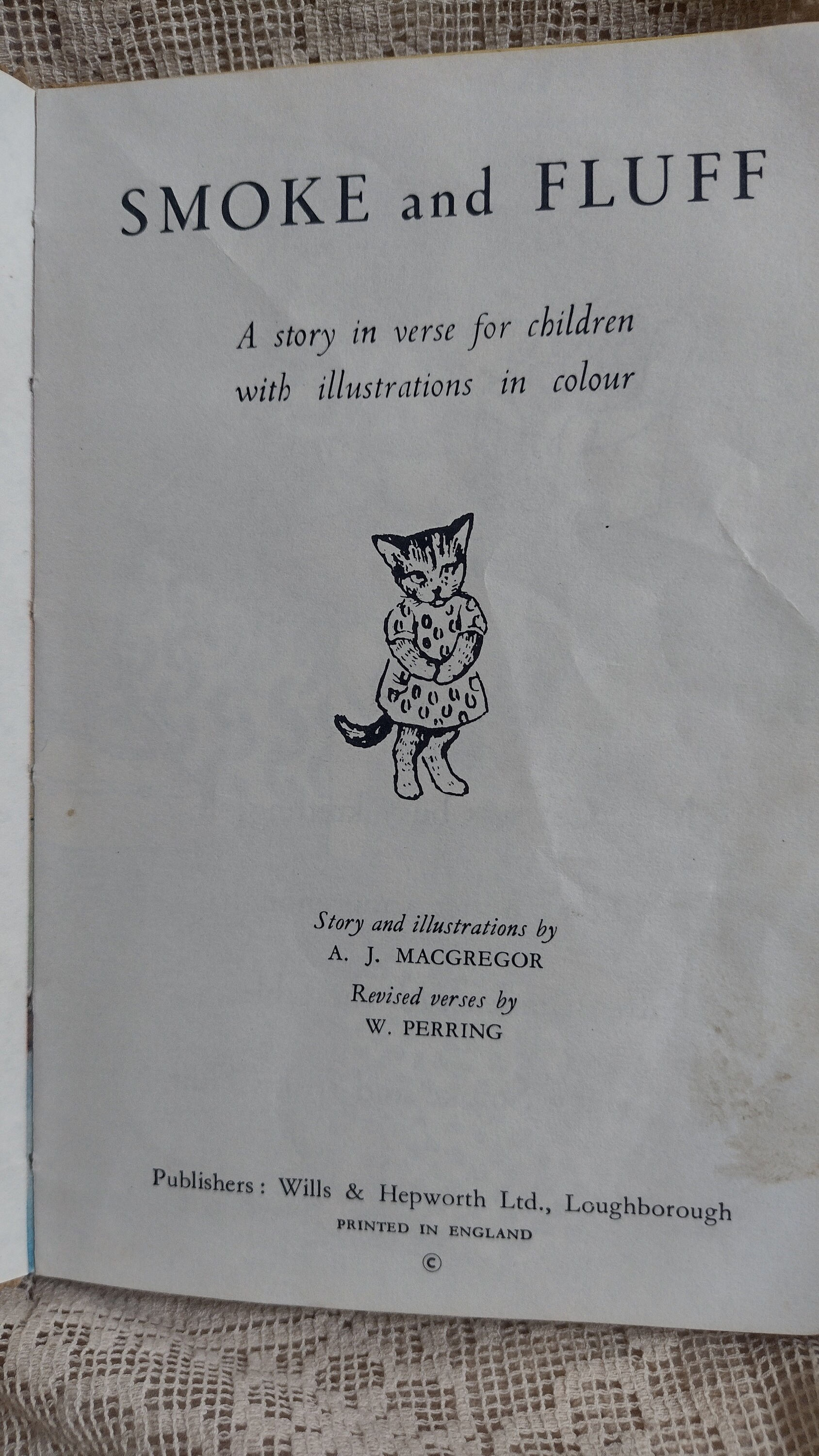 Vintage 1940s Children's Ladybird Book Smoke and Fluff - Etsy