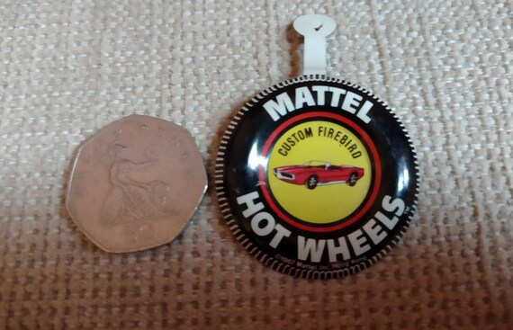 Vintage 1967 Mattel Hot Wheels custom Firebird badge,… - Gem