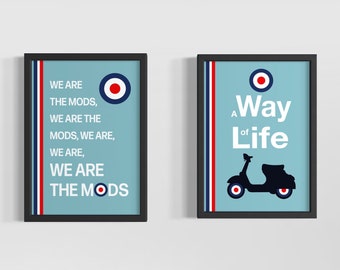 It's a Mod Mod World A3 Print - Etsy UK