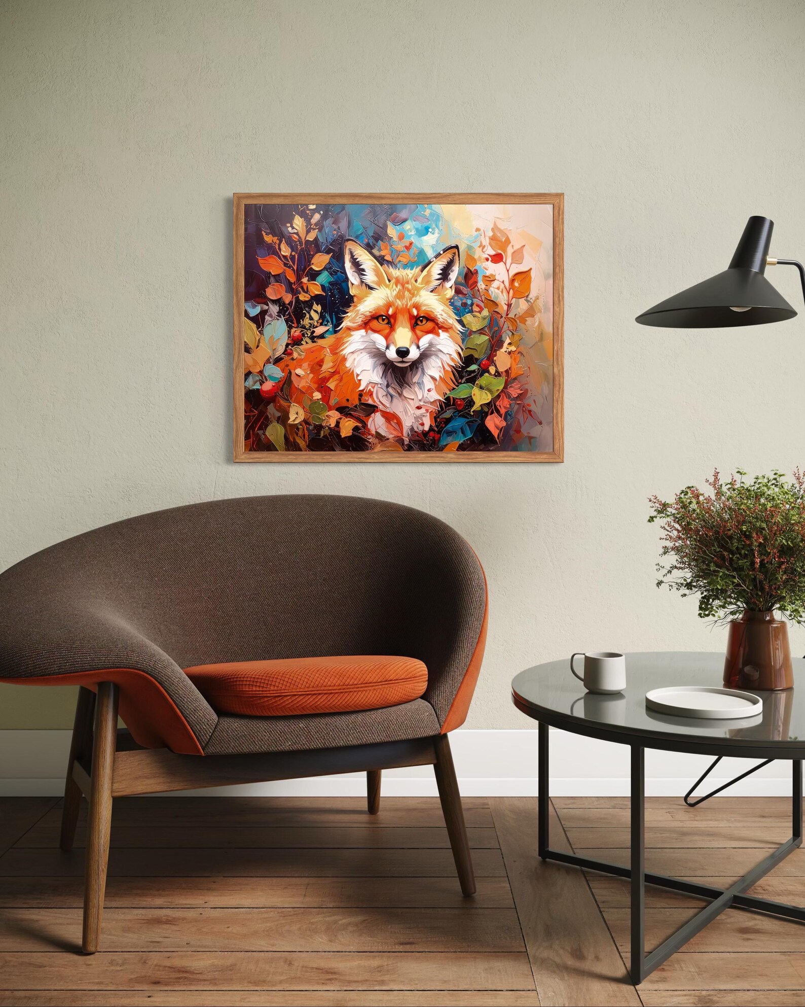 Fox Poster - Woodland Art Print - Etsy