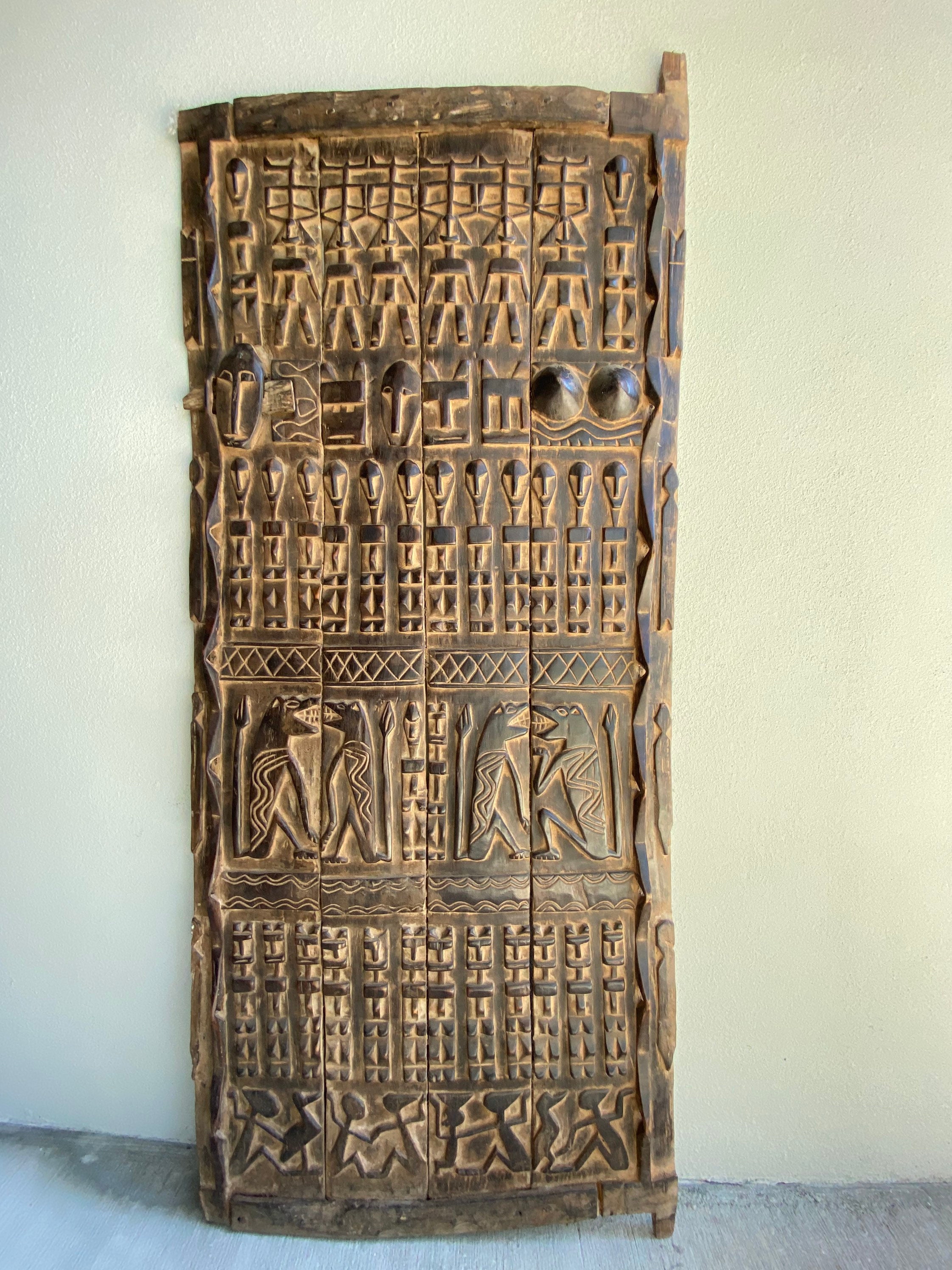 Antique African Dogon Door One of a Kind Old Wooden Panel Great for ...