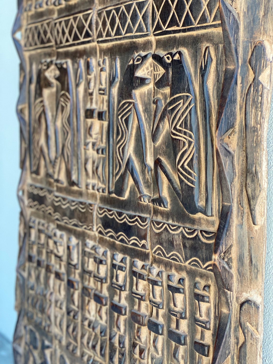 Antique African Dogon Door One of a Kind Old Wooden Panel Great for ...