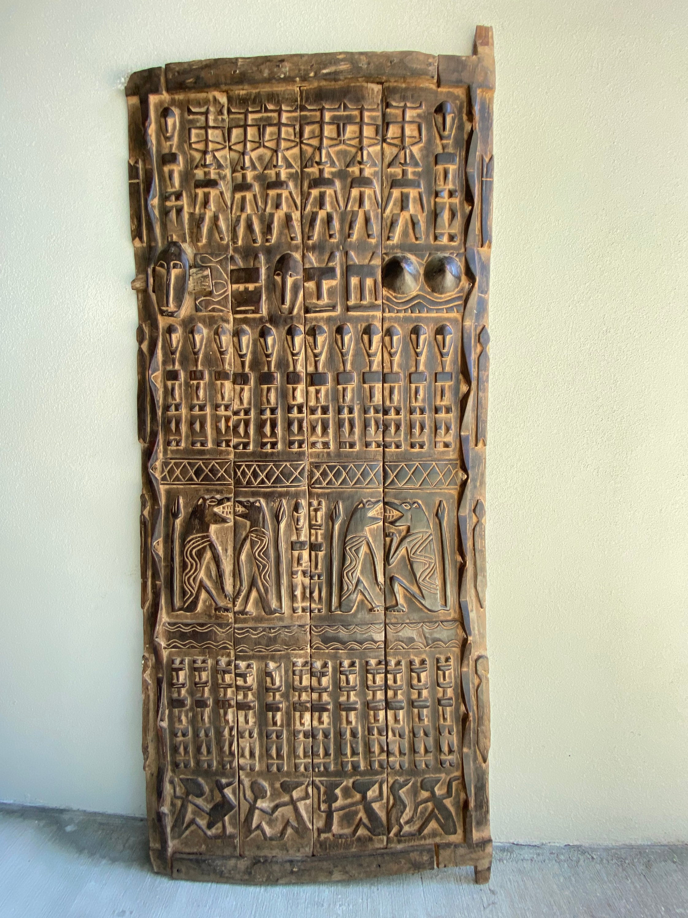 Antique African Dogon Door One of a Kind Old Wooden Panel Great for ...