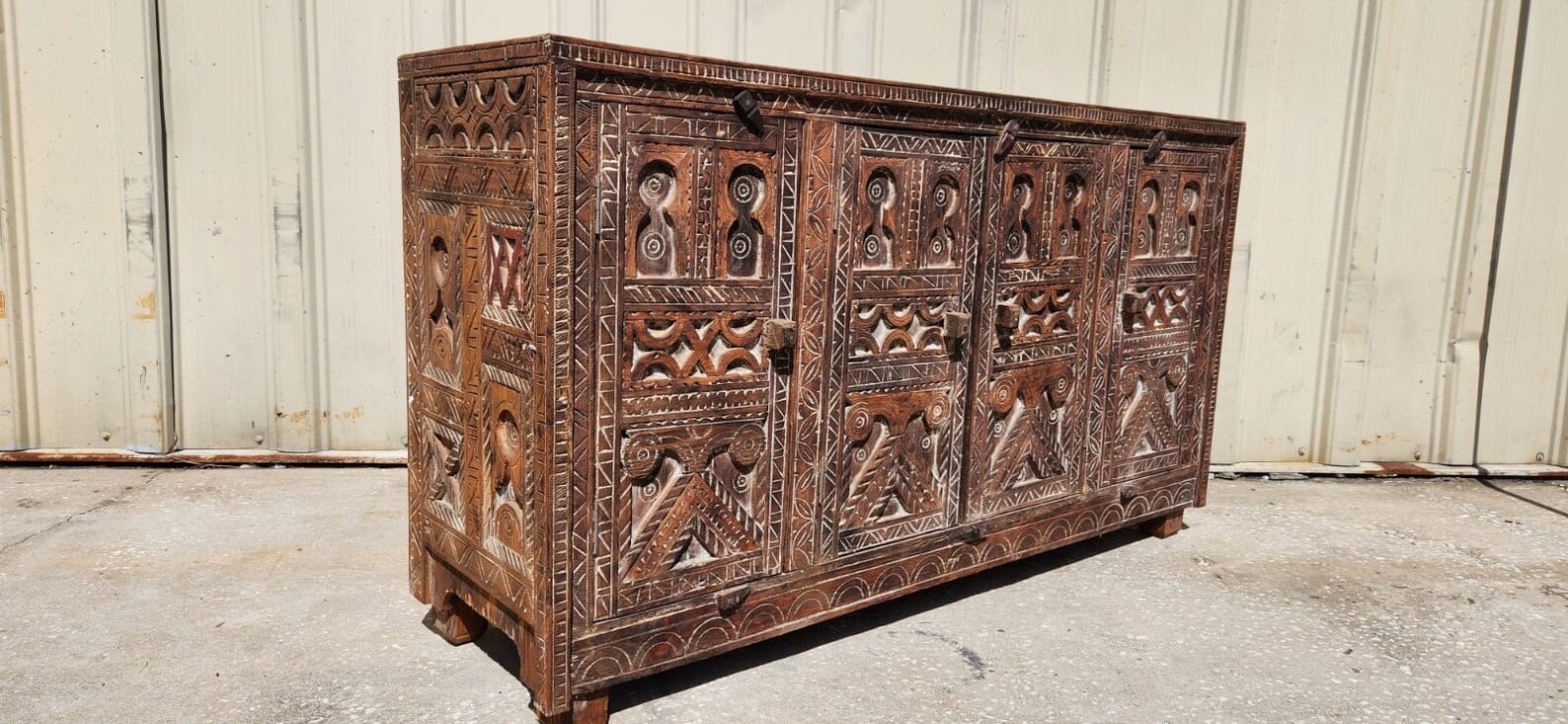 Vintage Wooden African Chest Moroccan Buffet Give Your Bedroom - Etsy