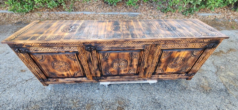 One of a Kind Vintage African Cabinet for Bedroom Ethnic - Etsy