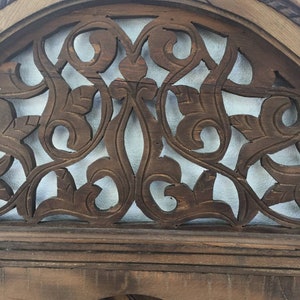 Marrakech Vintage Moroccan Wrought Iron Filigree Window, Moorish ...