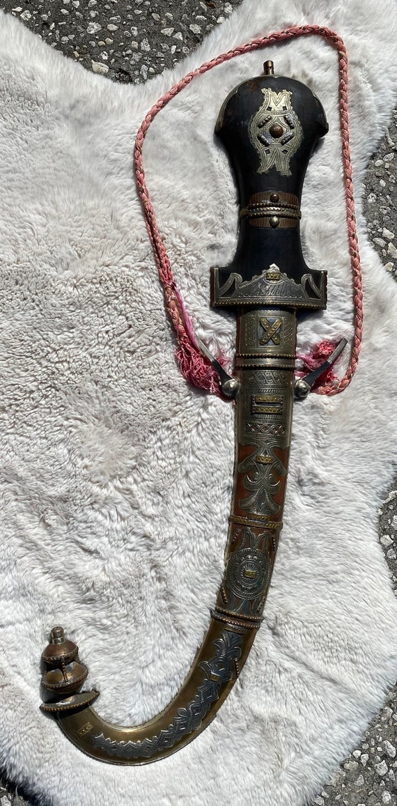 Arabian king Sword,athame, antique collectibale triba… - Gem