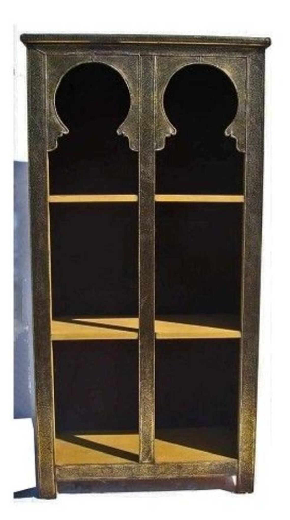 Moorish Vintage Handmade Moroccan Bookshelf - Moroccan Furniture and ...