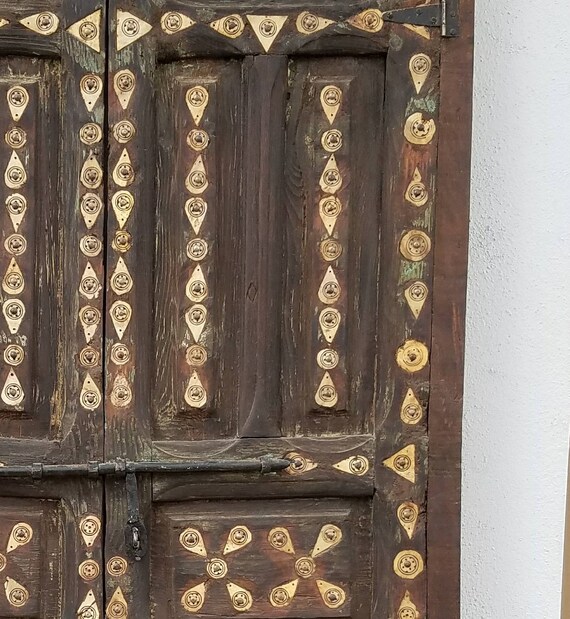 Moroccan antique white camel bone door middle eastern one of a kind old ...