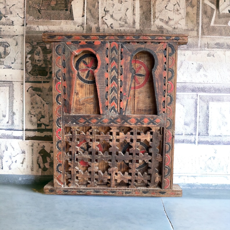 Berber African Vintage Window Artwork Metal Ethnic Touareg Window Old ...