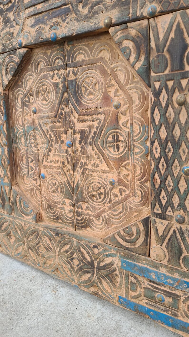 Berber Jewish Kahina Queen Door Udayen Imaziɣen Antique Door - Etsy