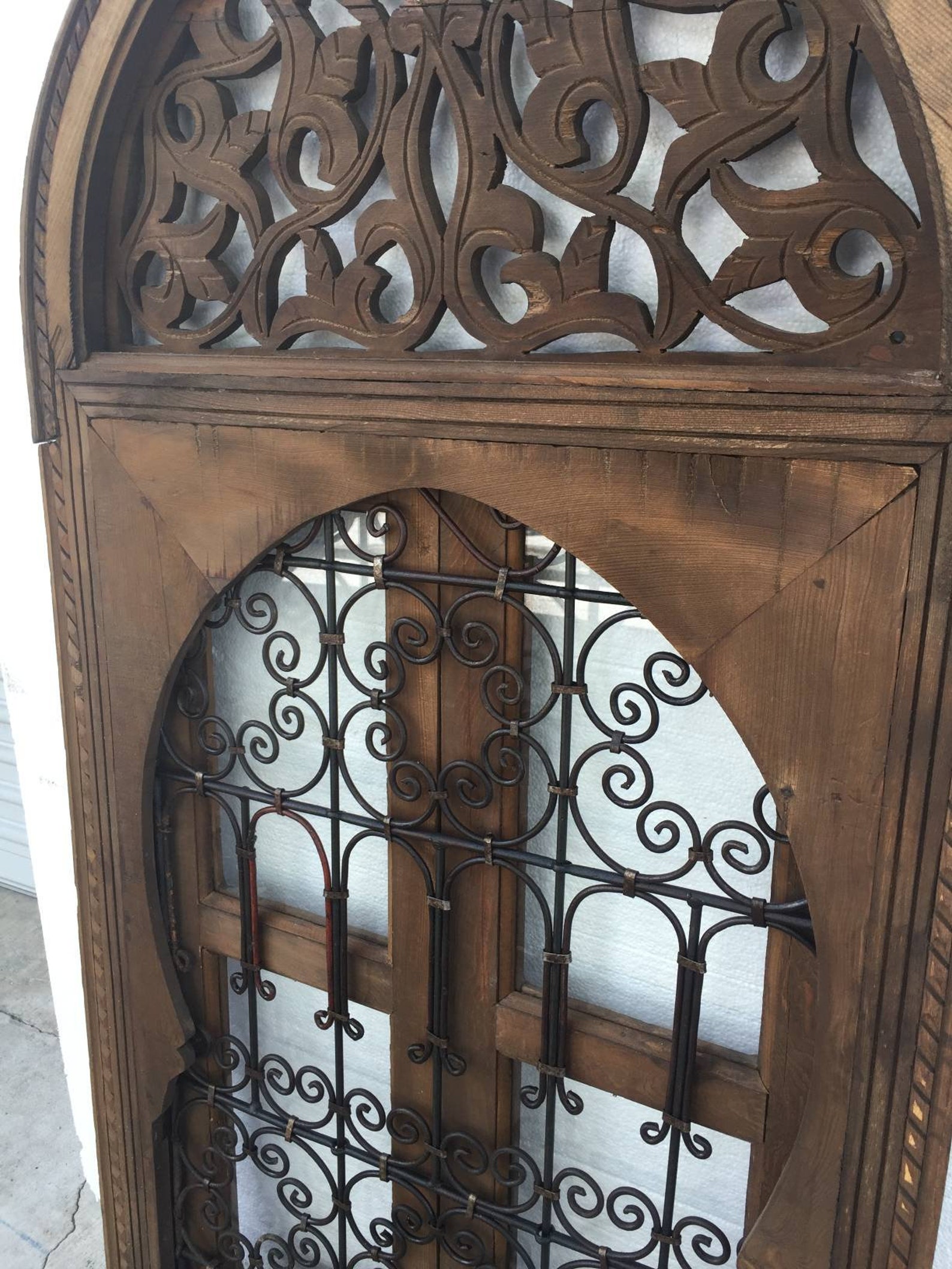 Marrakech Vintage Moroccan Wrought Iron Filigree Window - Etsy