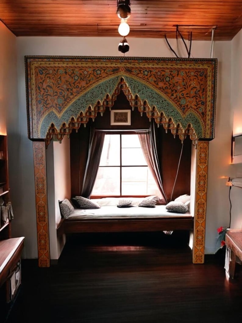 Hand Painted Royal Moroccan Arch, Moorish Architectural Piece of Home ...