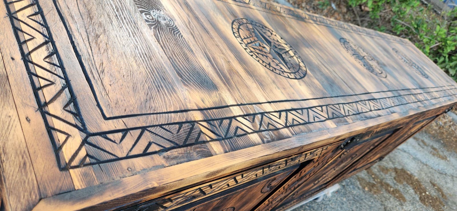 One of a Kind Vintage African Cabinet for Bedroom Ethnic - Etsy