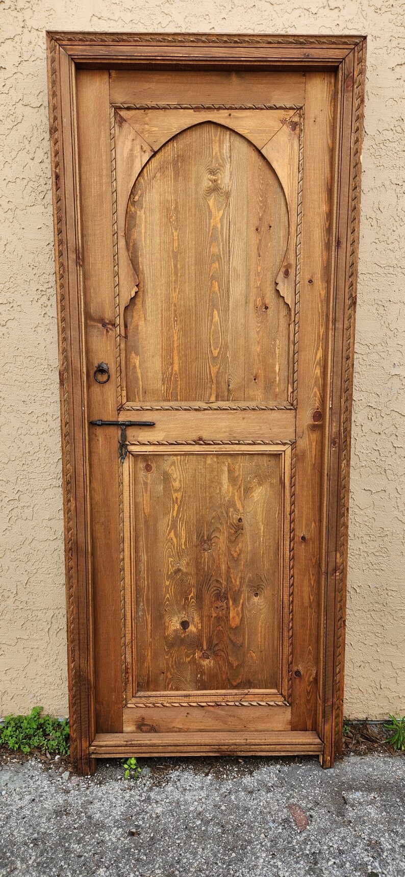 Moorish Riad Door Handmade in Morocco With Arches Middle - Etsy