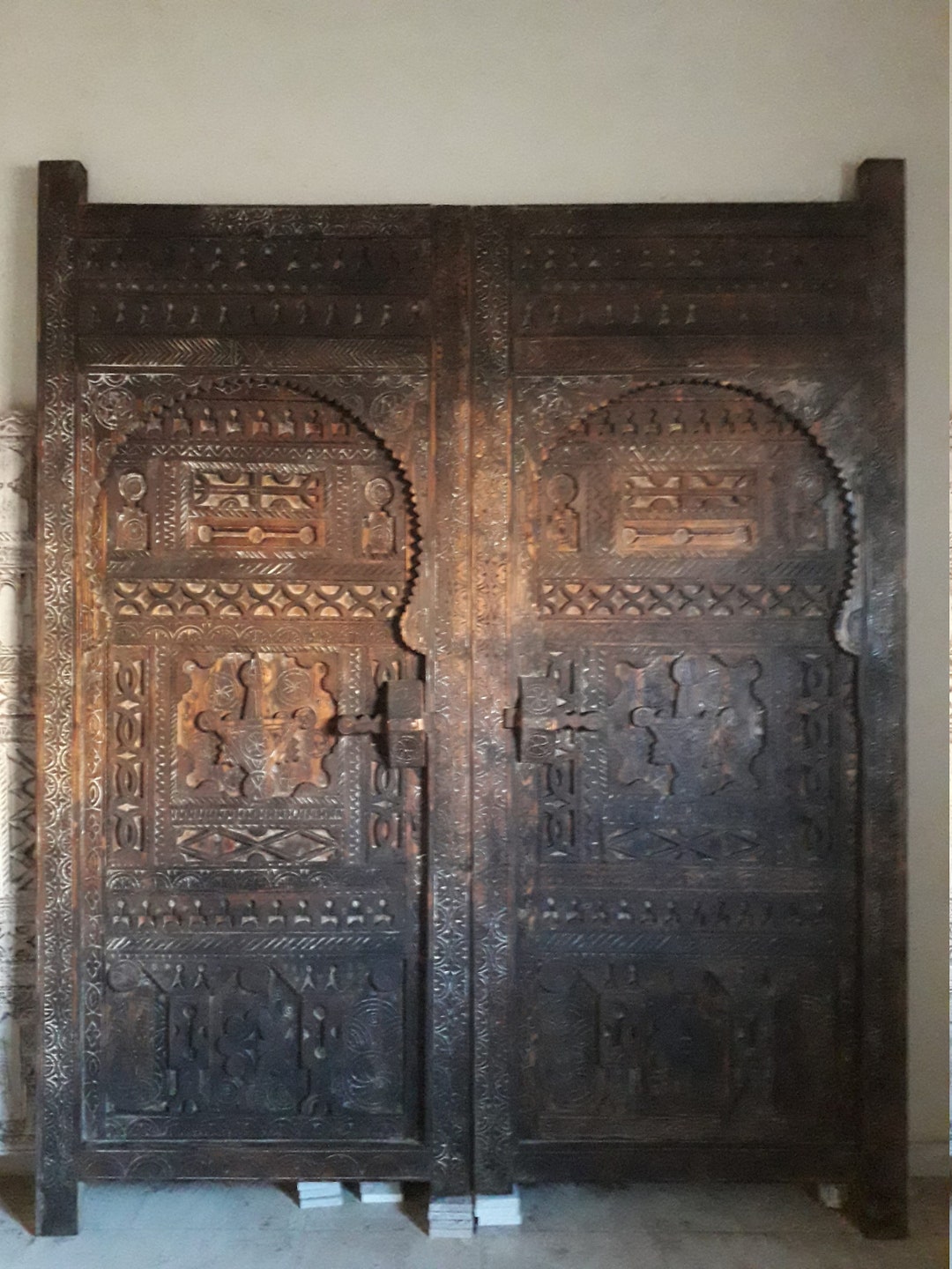 Carved African Door Panels, Sahara Berber Decor, Nomad Artwork - Etsy