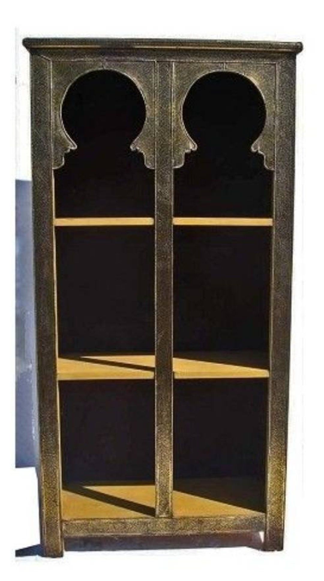 Moorish Vintage Handmade Moroccan Bookshelf - Moroccan Furniture and ...
