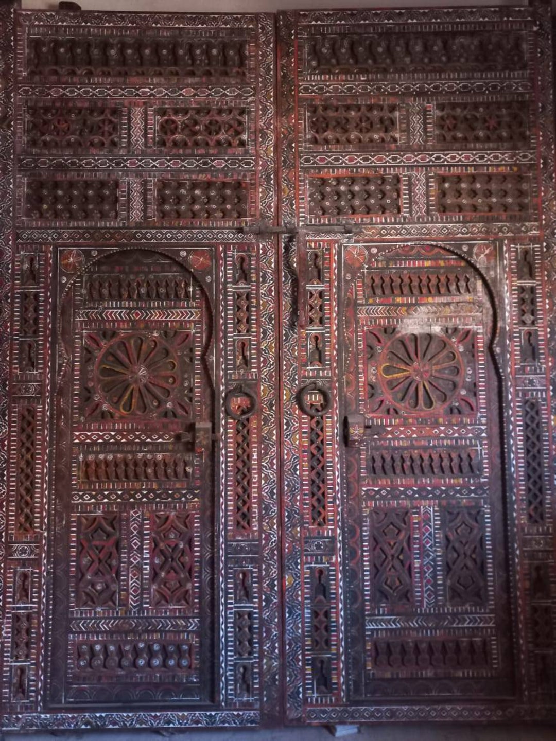 One of a Kind & Historical Giant Unique African Door One of a Kind Old ...