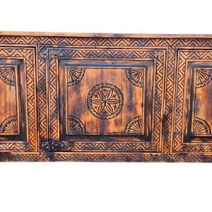 One of a Kind Vintage African Cabinet for Bedroom, Ethnic Living Room ...