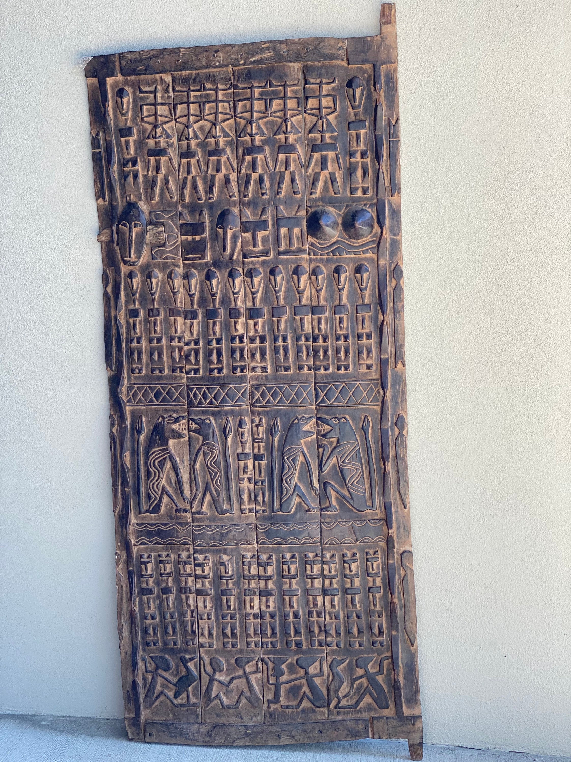 Antique African Dogon Door One of a Kind Old Wooden Panel Great for ...