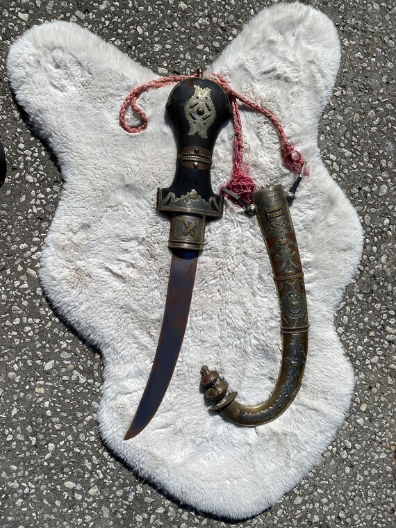 Arabian king Sword,athame, antique collectibale triba… - Gem