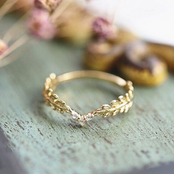 Laurel Leaf Ring - Etsy