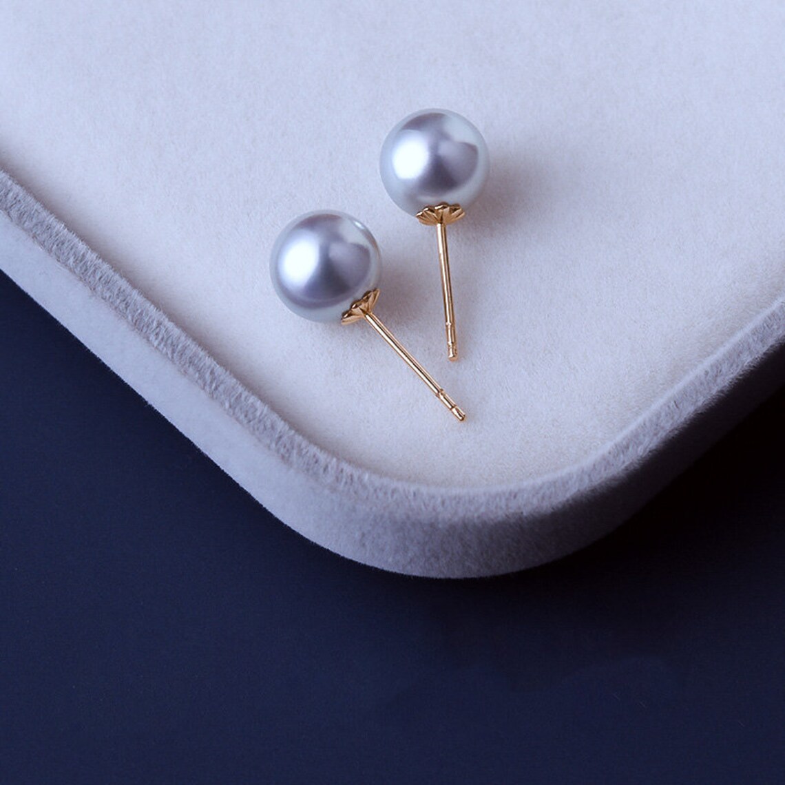 5A Madama Pearl 真多麻 Handmade 18K Solid Yellow Gold Madama | Etsy