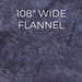 Wide Backing Quilting Flannel 108 Inch Wide Quilt Flannel for Back of ...