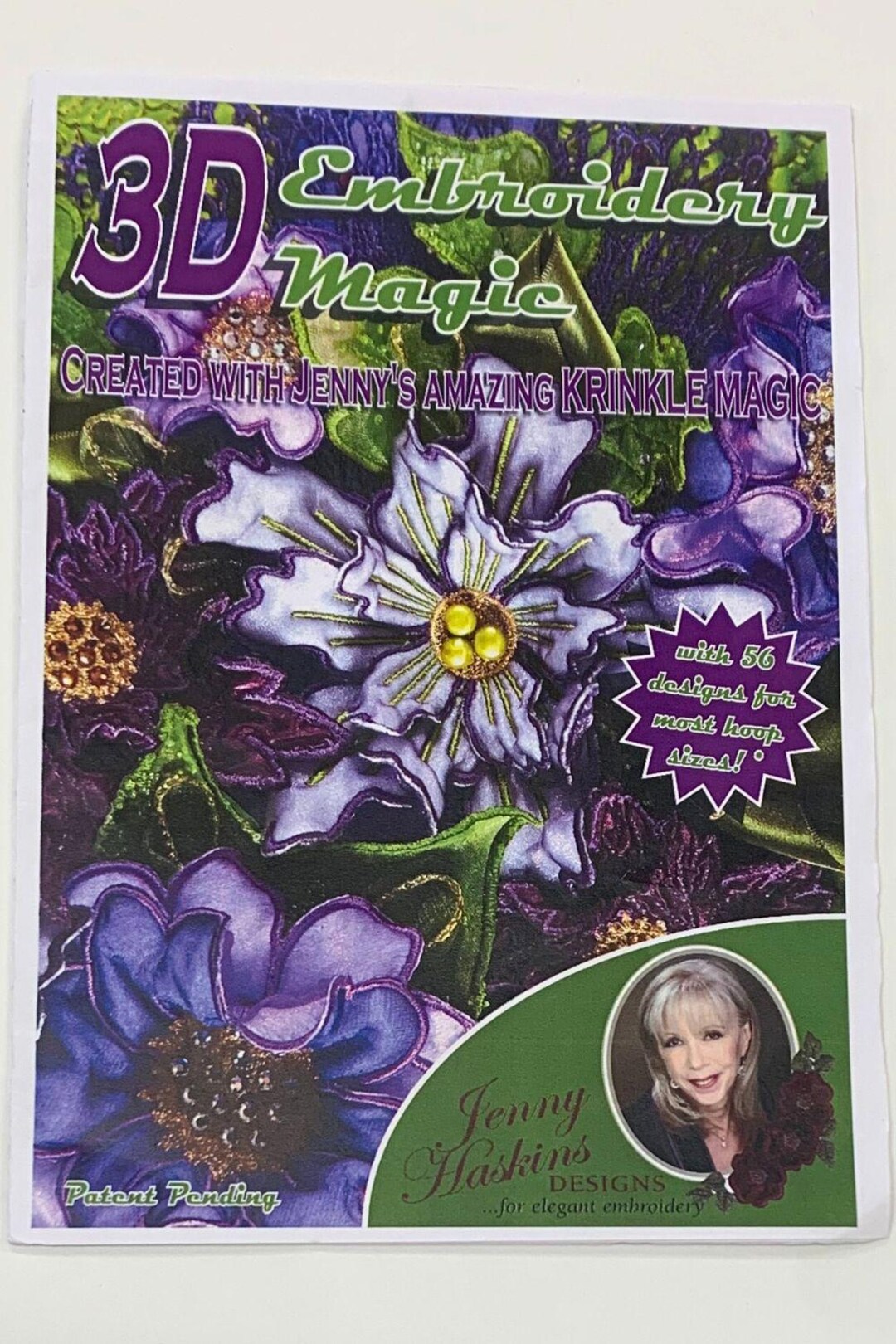 3D Embroidery Magic Booklet Wall Hanging Cotton Designs Krinkle ...