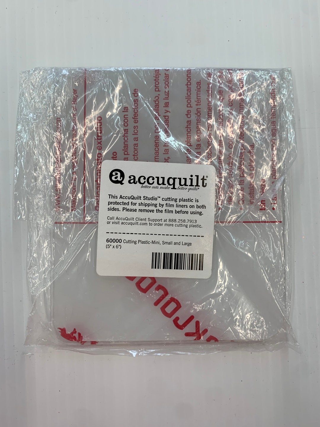 Accuquilt Studio Cutting Plastic-mini - 2 Peices (5" X 6") - Etsy