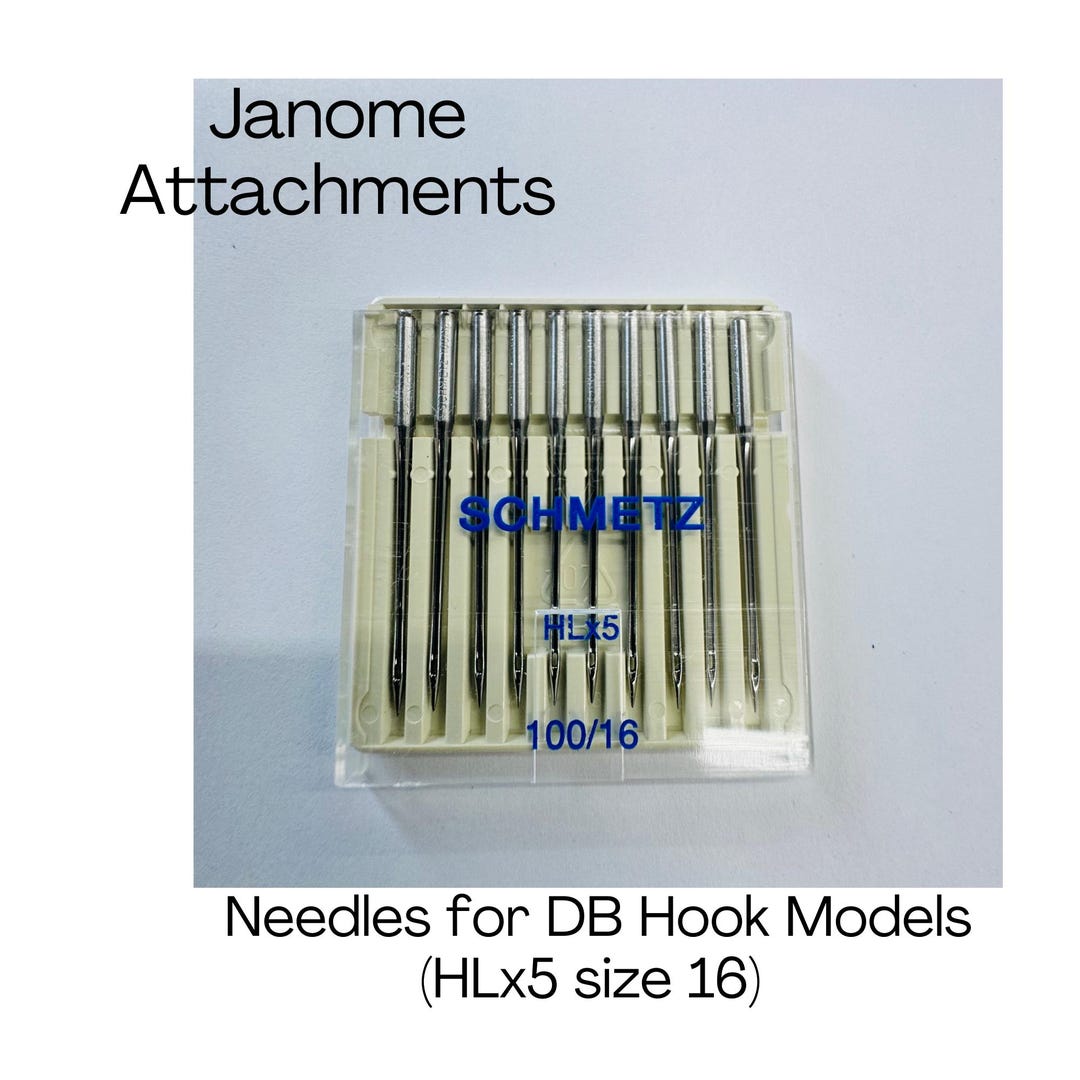 Janome Needles for DB Hook Models (hlx5 Size 16) Part Number- 767-814 ...