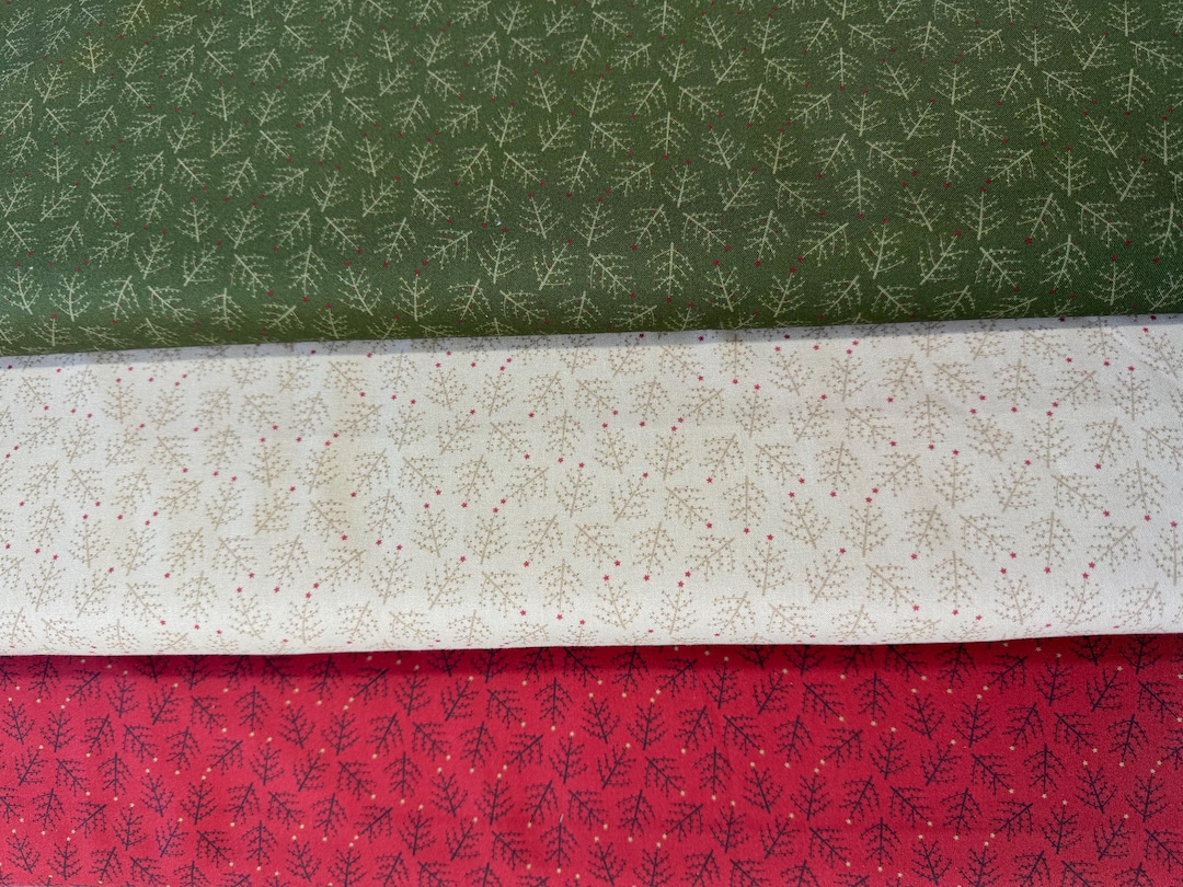 Tree Farm 100 Percent Cotton Fabric by Marcus Fabrics Tree Print ...