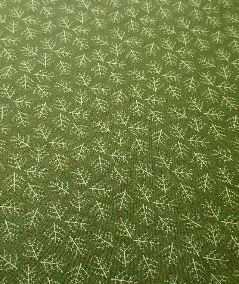 Tree Farm 100 Percent Cotton Fabric by Marcus Fabrics Tree Print ...
