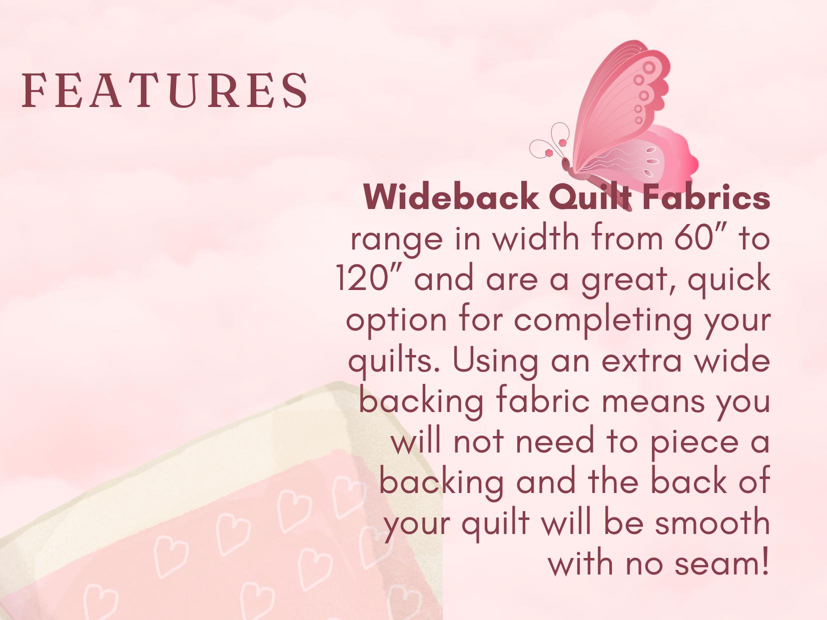 Wide Backing Quilting Flannel 108 Inch Wide Quilt Flannel for Back of ...