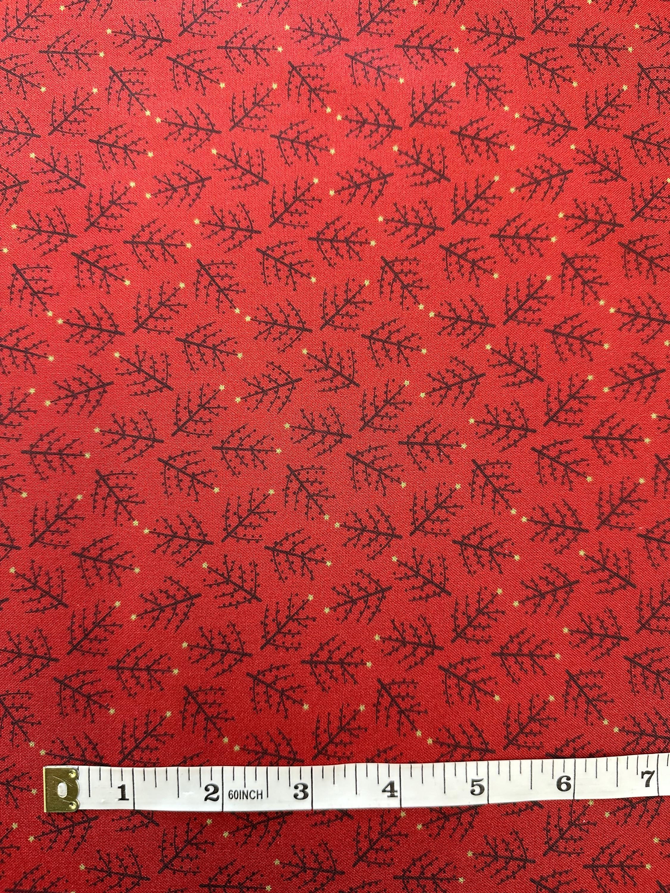 Tree Farm 100 Percent Cotton Fabric by Marcus Fabrics Tree Print ...