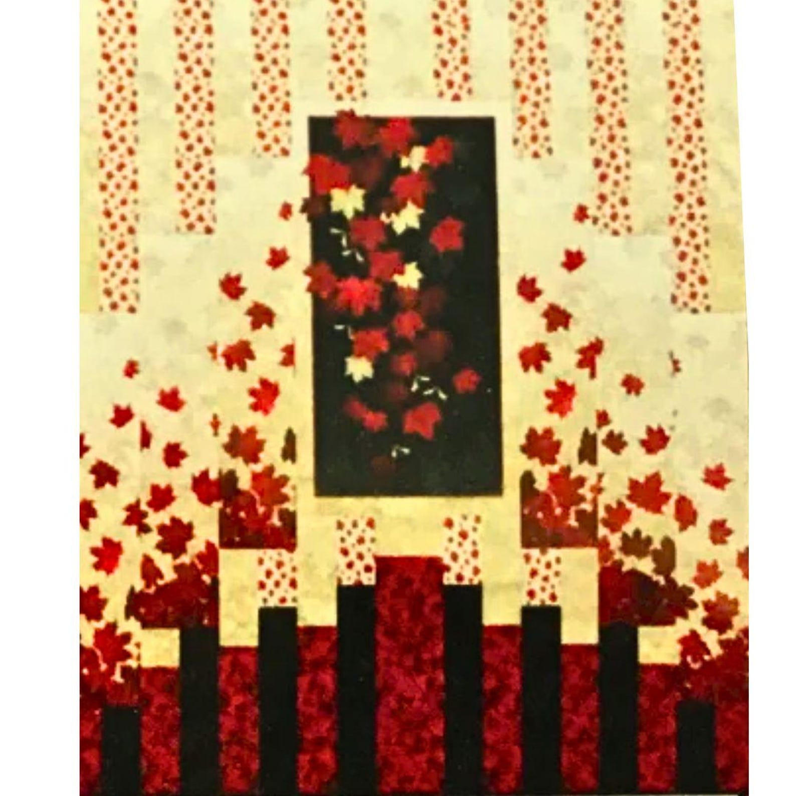 Canadian Quilt Kit Fall Pattern Maple Leaf Throw Twin Size Gift for ...