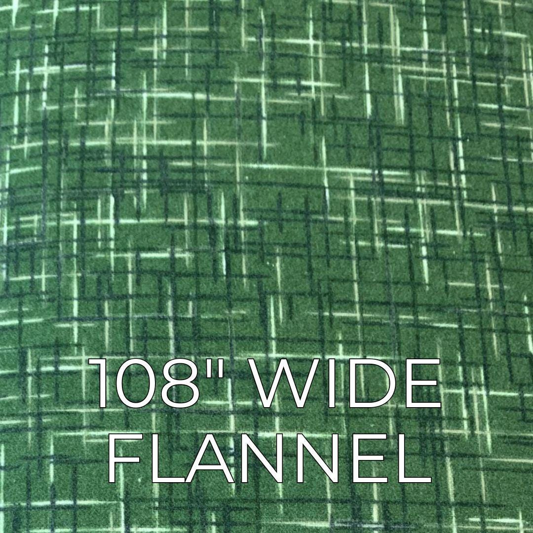 108 Inch Flannel Wide Back for Quilting Full Size Warm Soft DIY Blanket ...