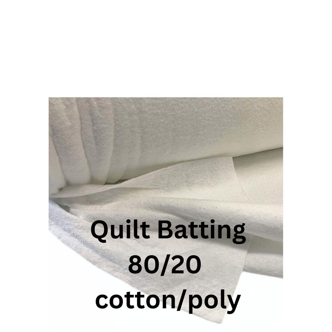 108 Inch Wide Batting by the Meter Cotton Polyester Quilting Material ...
