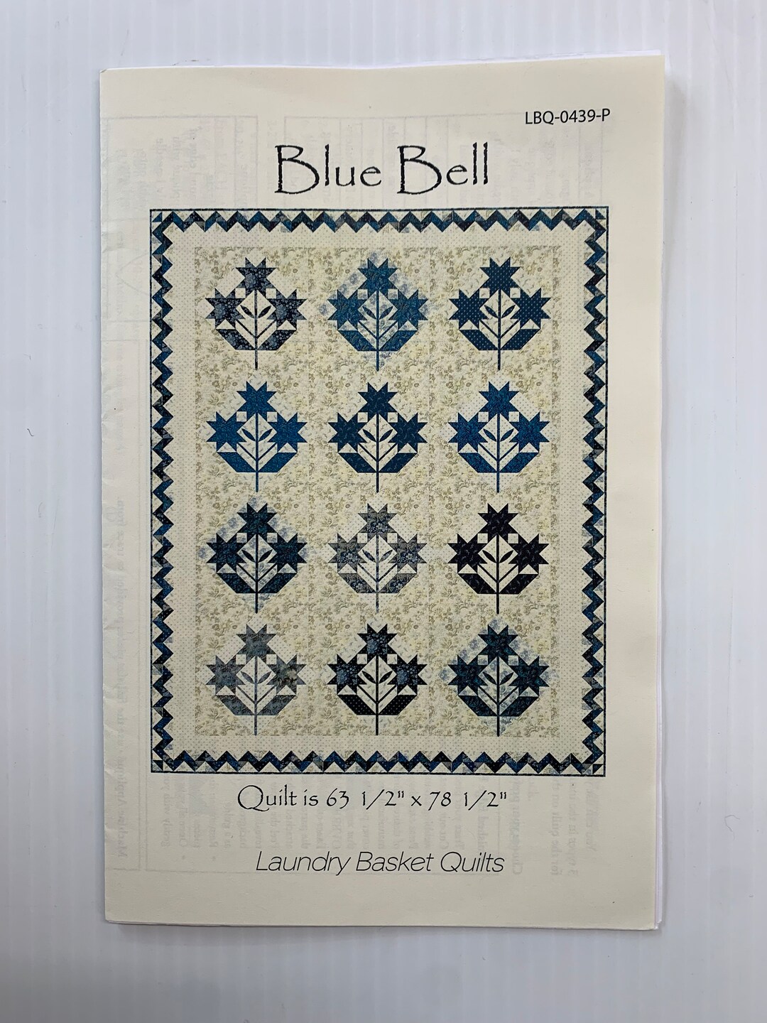 Quilt Pattern Blue Bells Quilt Pattern Laundry Basket Quilts - Etsy