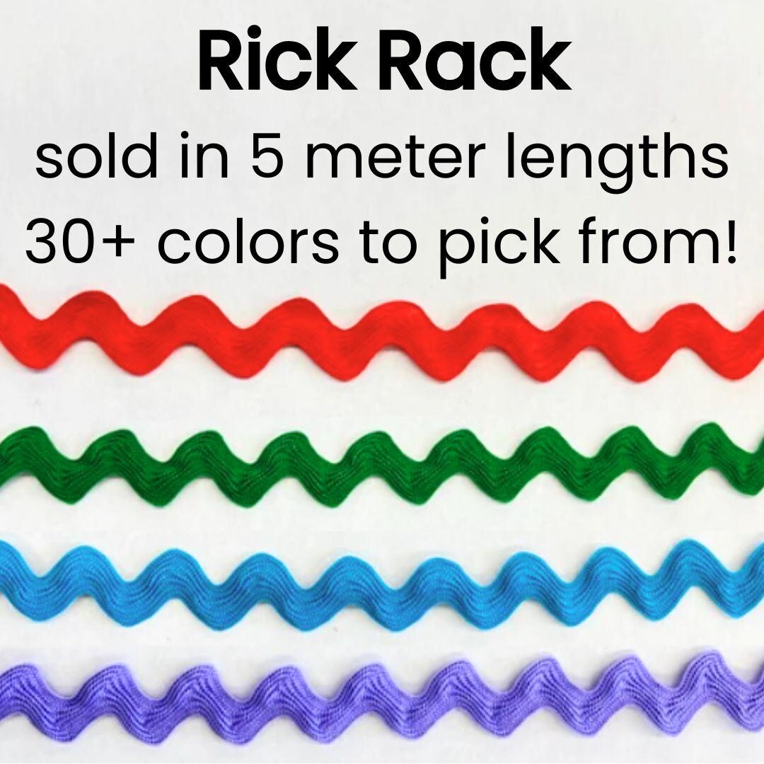Assorted Rickrack Trim Sewing Dress Making Rick Rack Ribbon ...