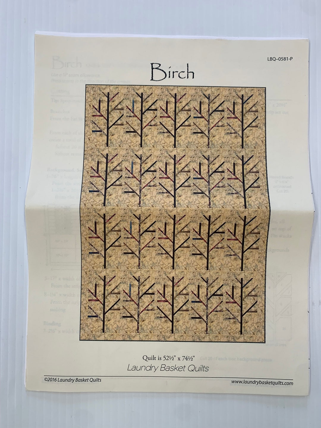 Quilt Pattern Birch Quilt Pattern Laundry Basket Quilt - Etsy