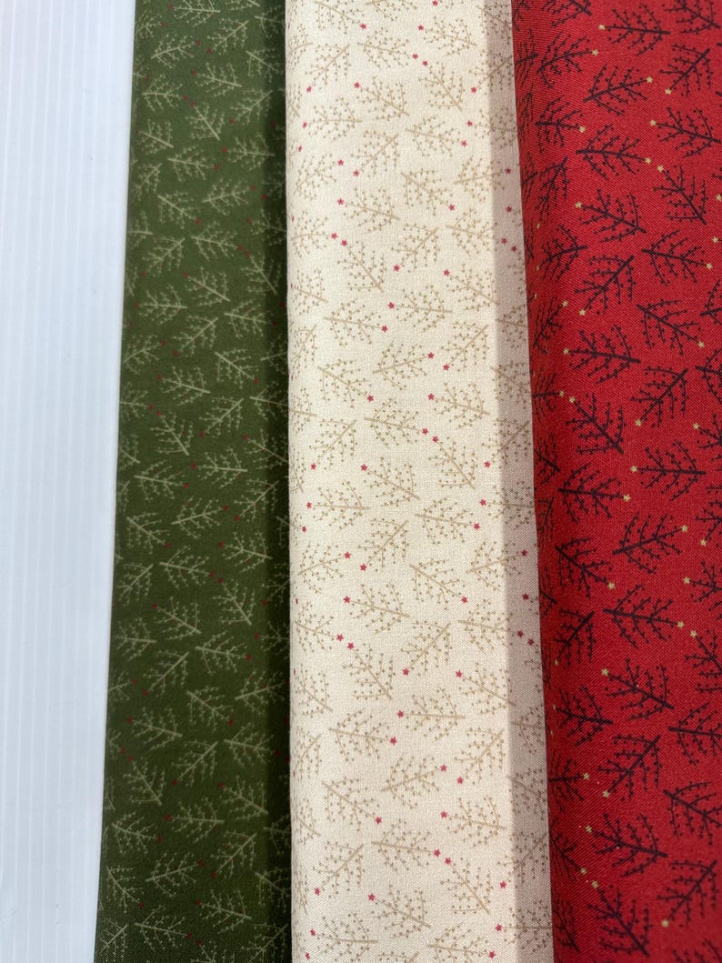 Tree Farm 100 Percent Cotton Fabric by Marcus Fabrics Tree Print ...