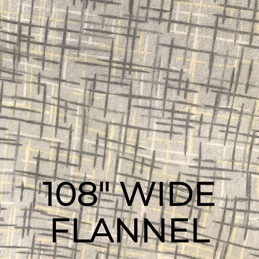 108 Inch Wide Flannel Quilt Backing Fabric Sold by the Meter Extra Wide ...